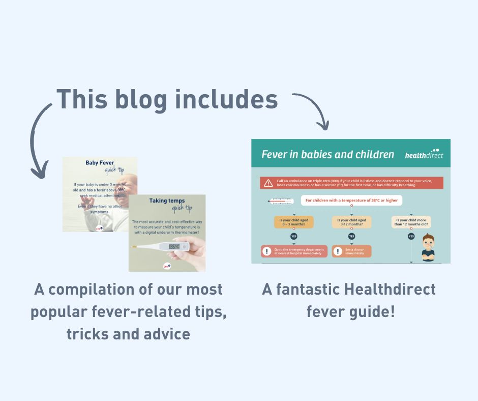 Fever in babies and children - our favourite tips and resources