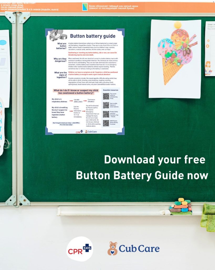 Our free Button Battery Guide is here! | CPR Kids